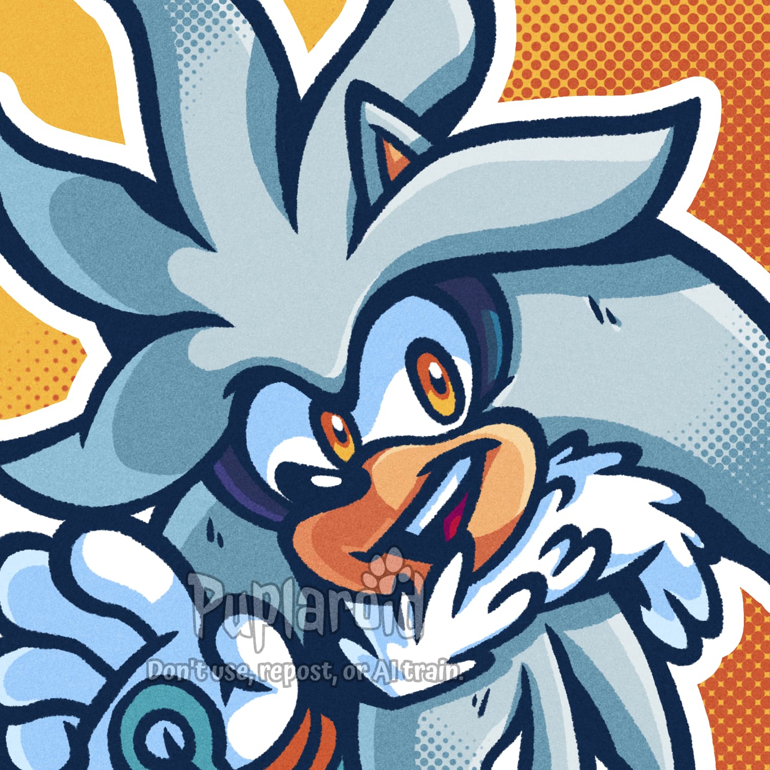 Silver the Hedgehog - Finished Artworks - Krita Artists