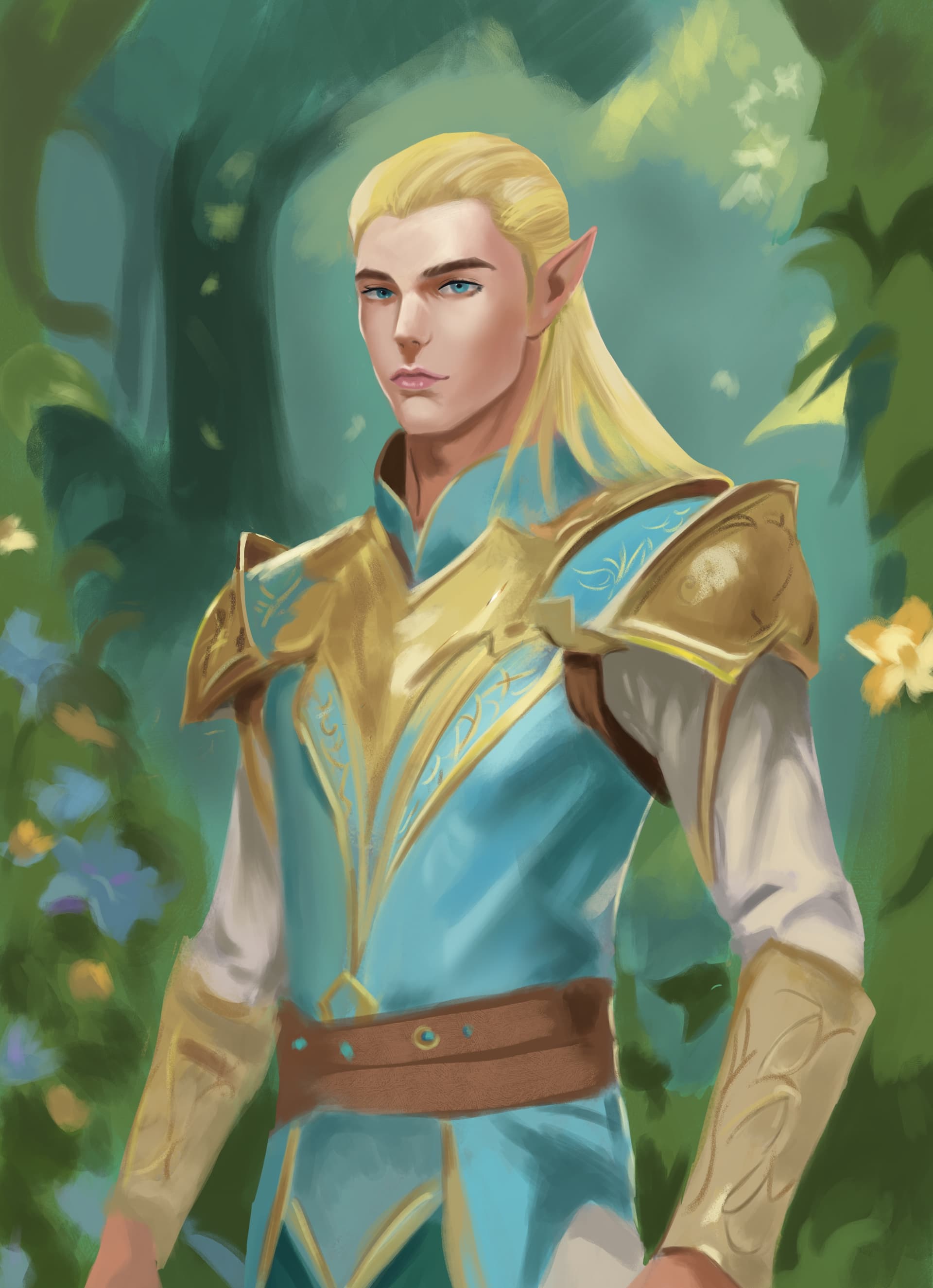 Legolas sketch - Finished Artworks - Krita Artists