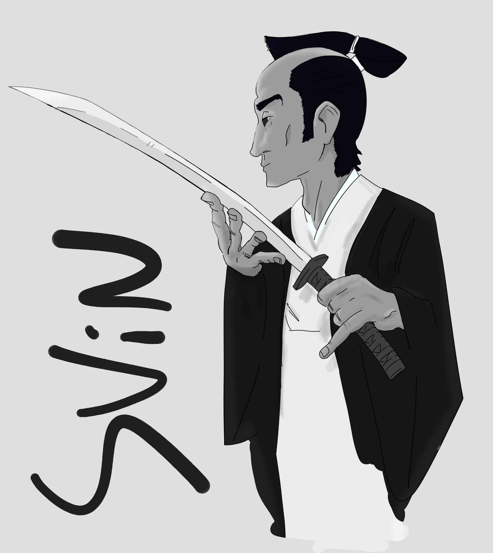 Practice: Man with sword - Finished Artworks - Krita Artists