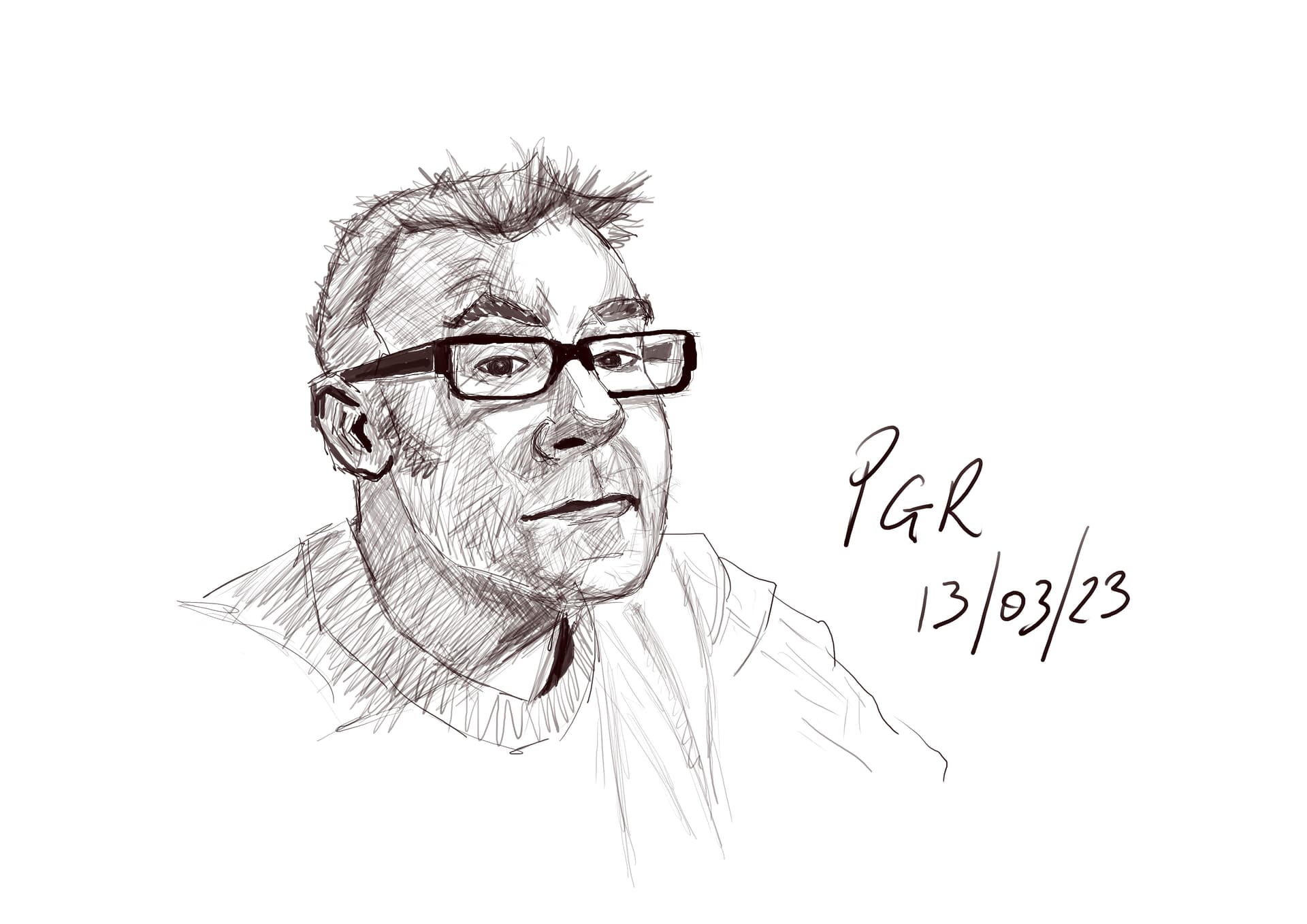 Monthly Art Challenge March 2023 Topic Self Portrait 21 By 