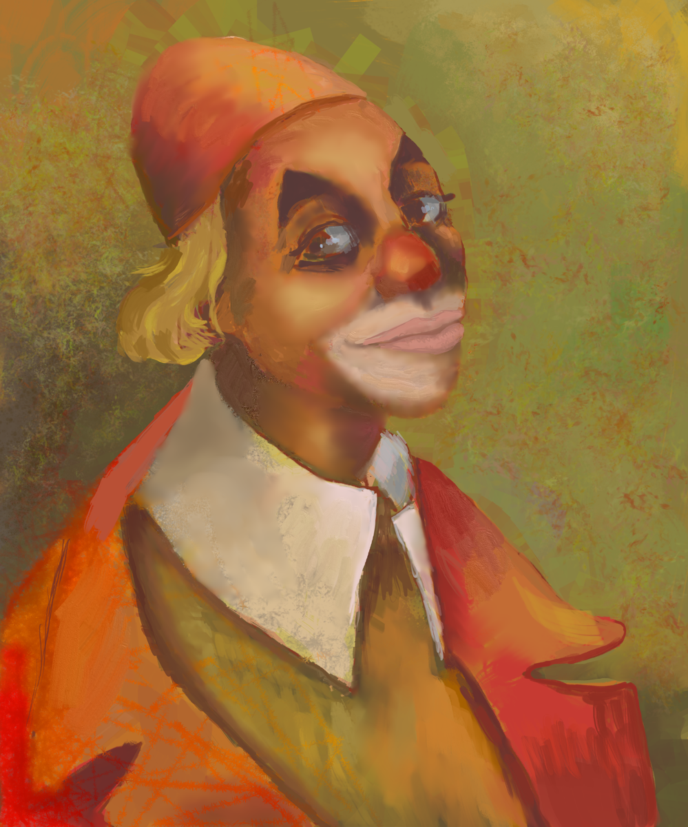 Clown (Maurice Sumray study) - Finished Artworks - Krita Artists