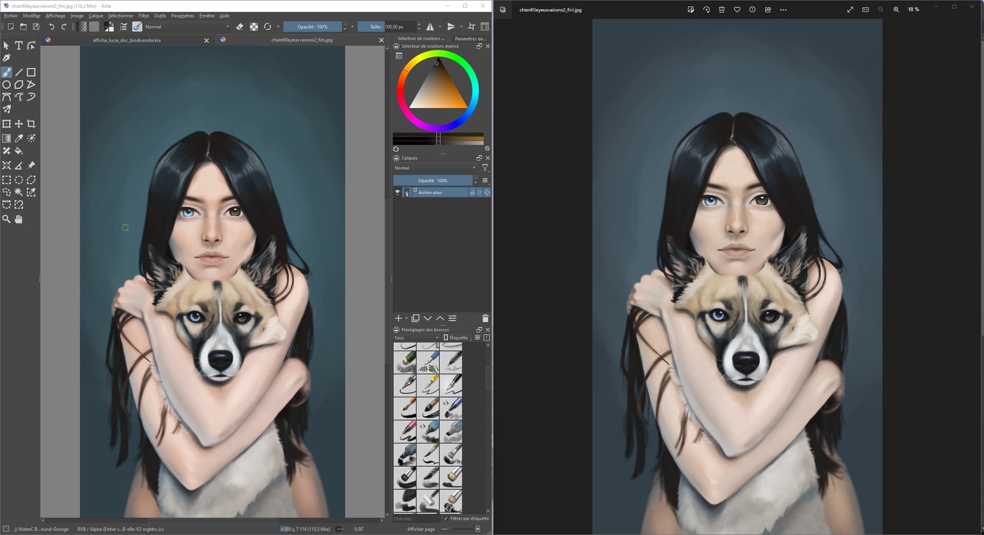 Color Display Problem In Krita General Questions Krita Artists