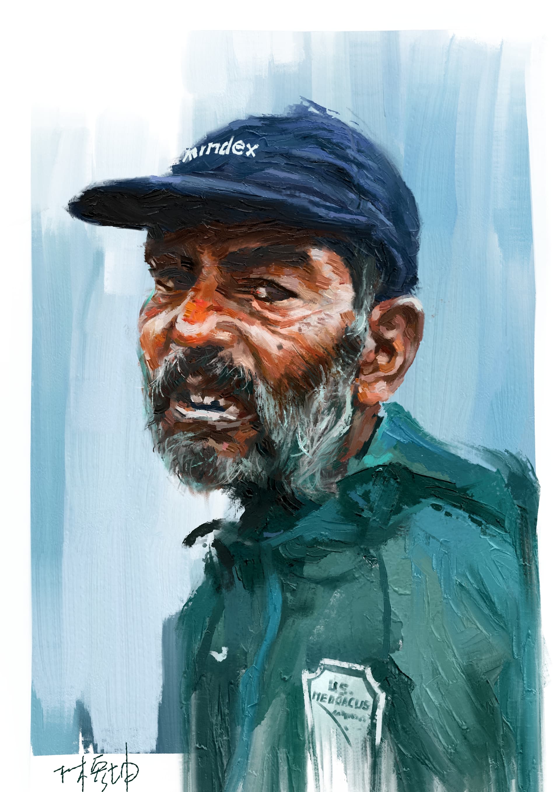 Old Worker - Finished Artworks - Krita Artists