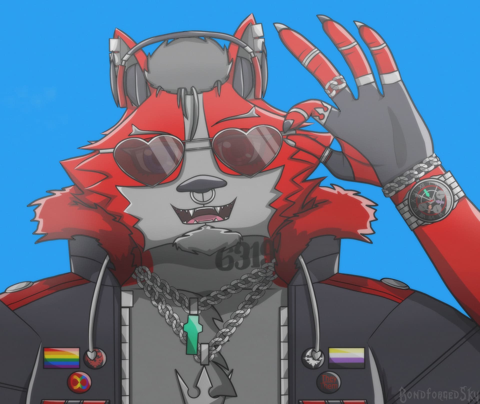New art with my fursona - Finished Artworks - Krita Artists