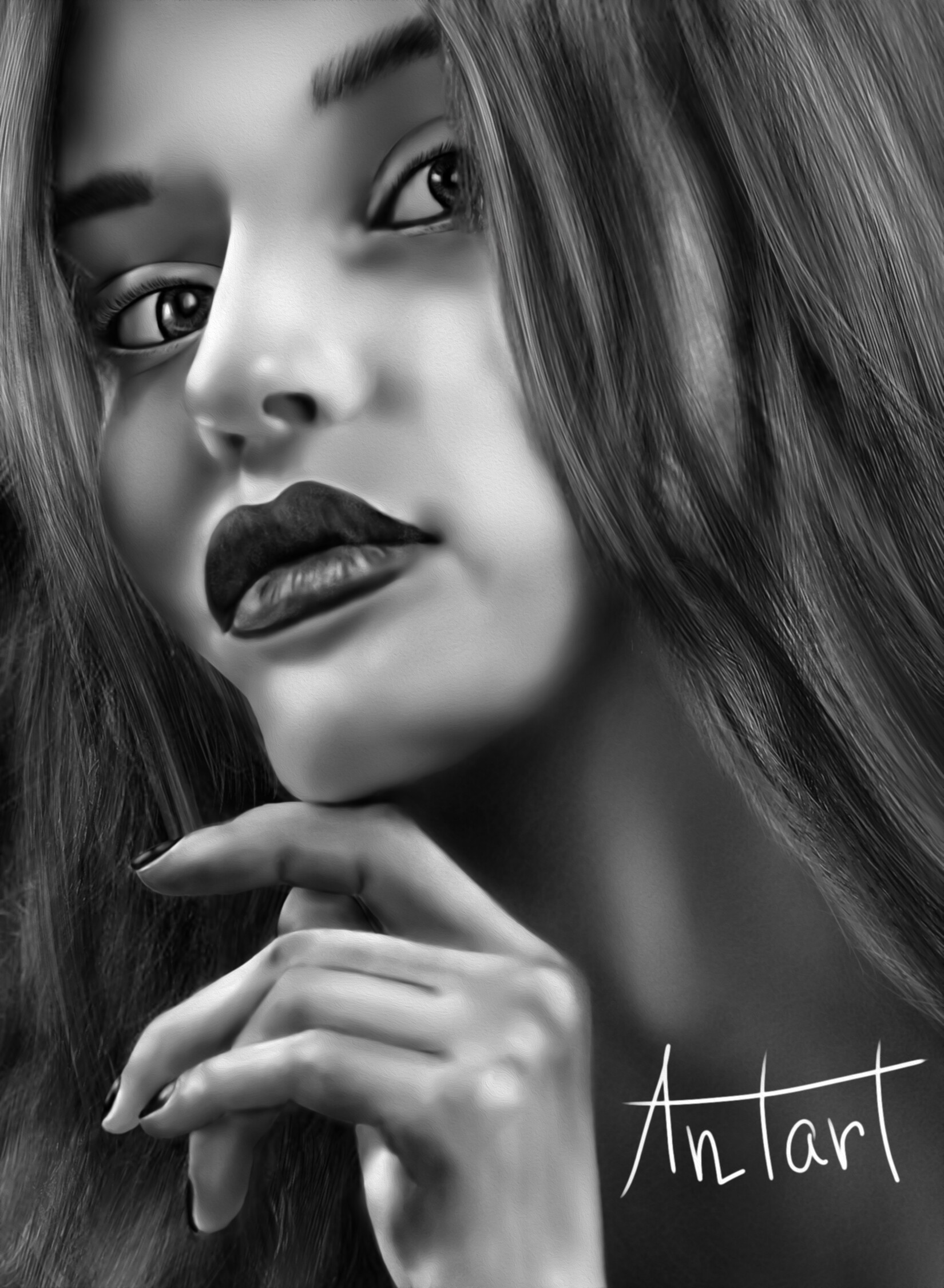 Random portrait - Finished Artworks - Krita Artists