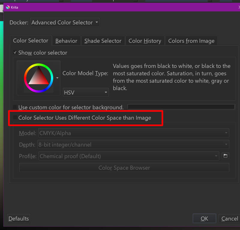 Wrong Color in Specific Color Selector? - General Questions - Krita Artists