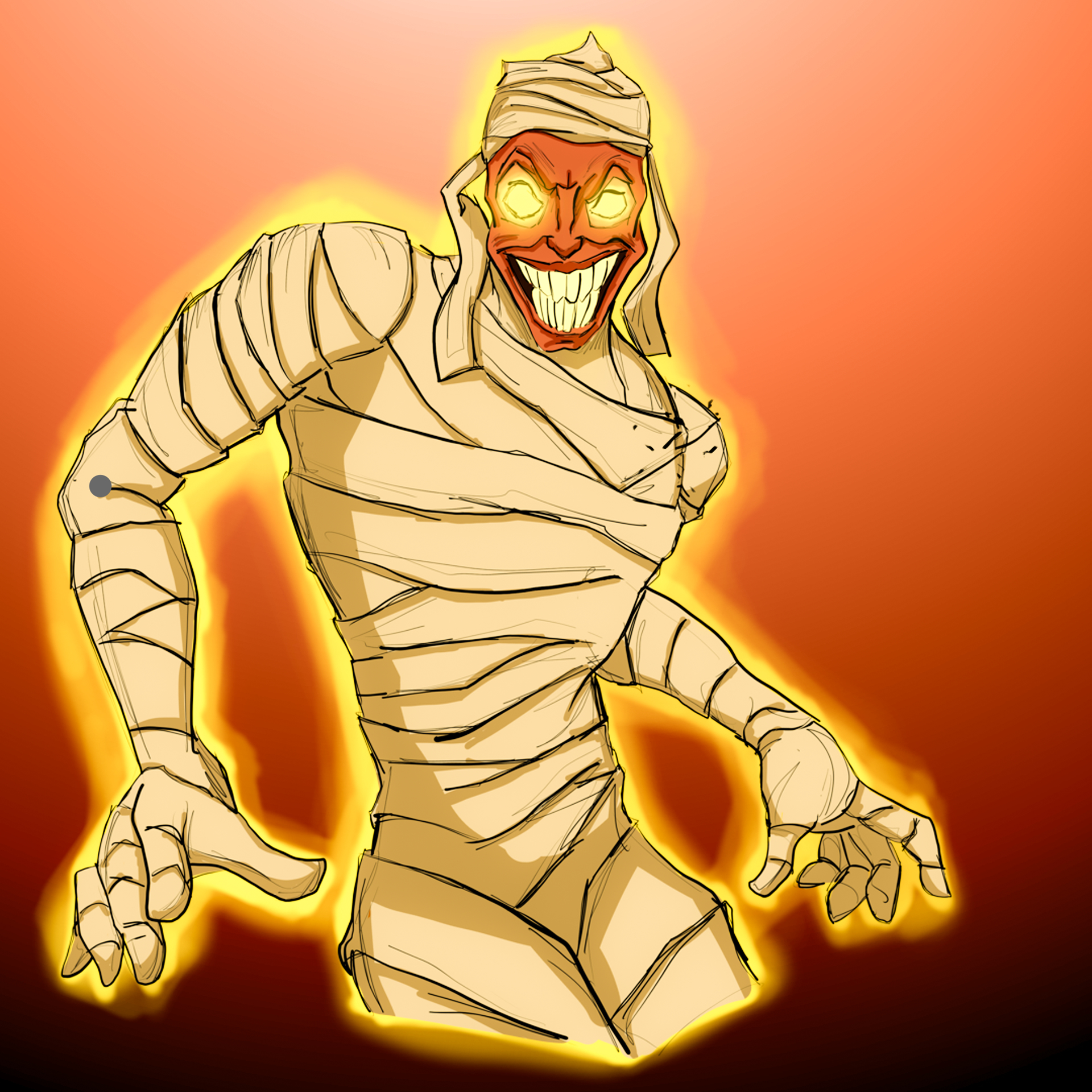 Resurrection of a Mummy - Finished Artworks - Krita Artists