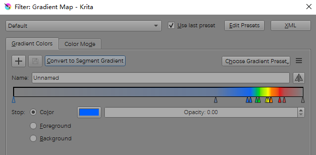 Add location display to gradient map - Feature Requests - Krita Artists