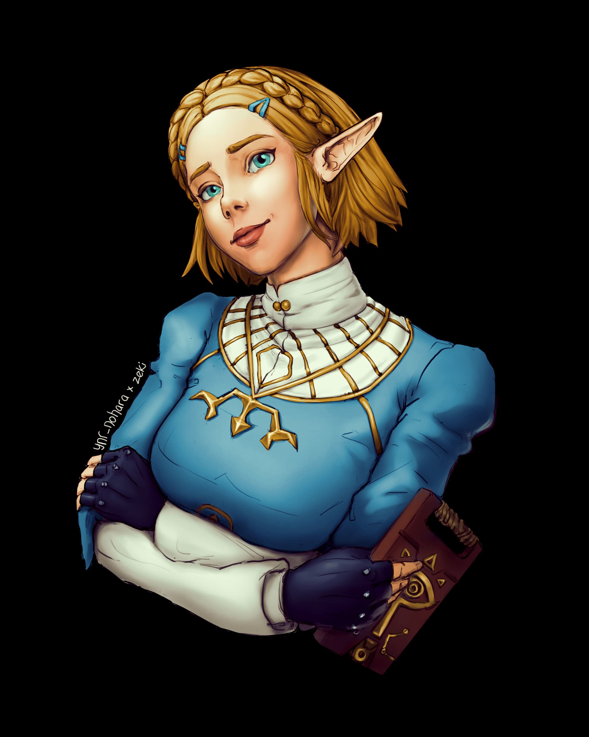 Zelda - Collab with Nohara - Finished Artworks - Krita Artists