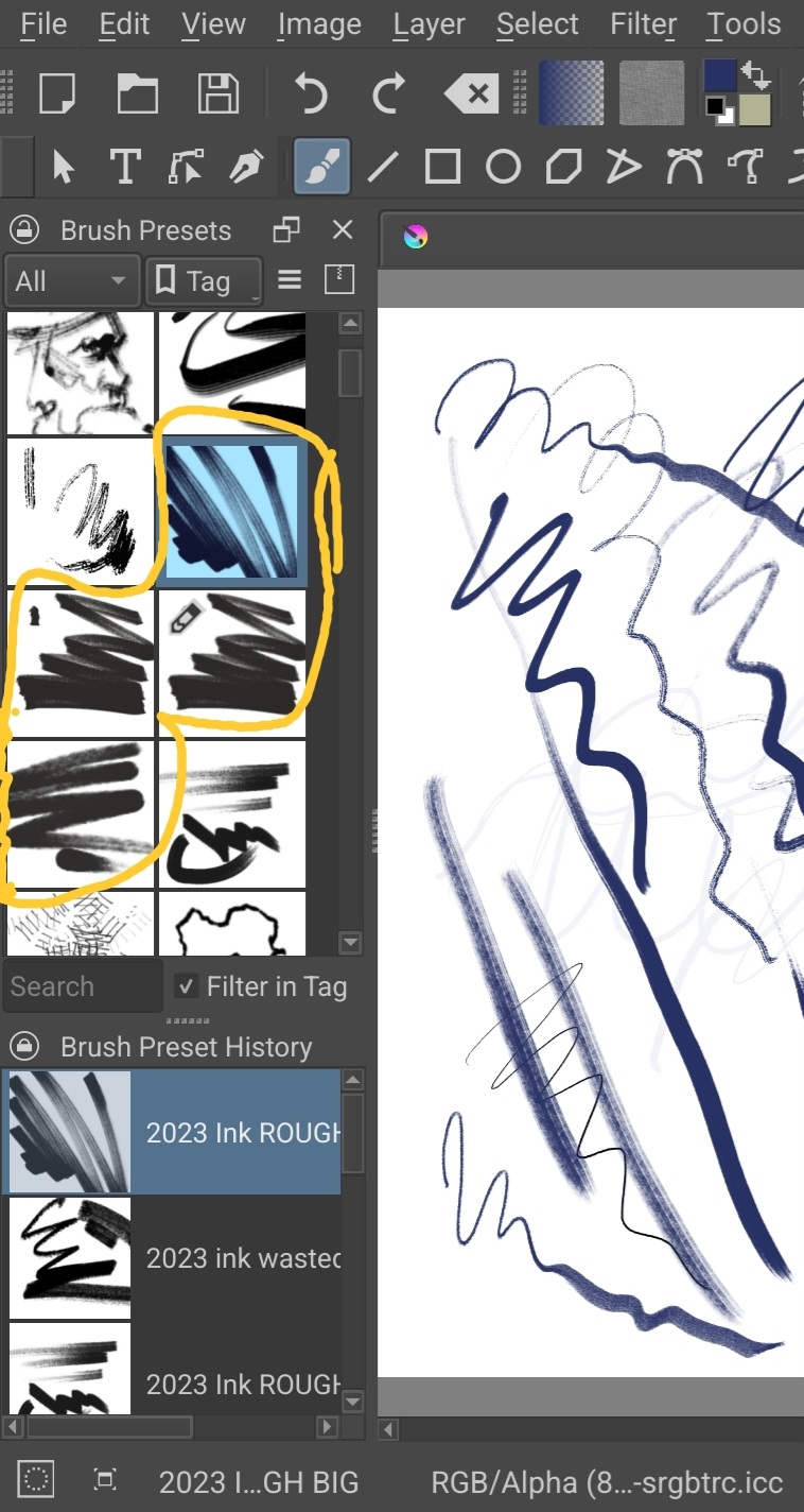 INK brushes for INKTOBER 2023. Feedback.and final release - Brushes and ...