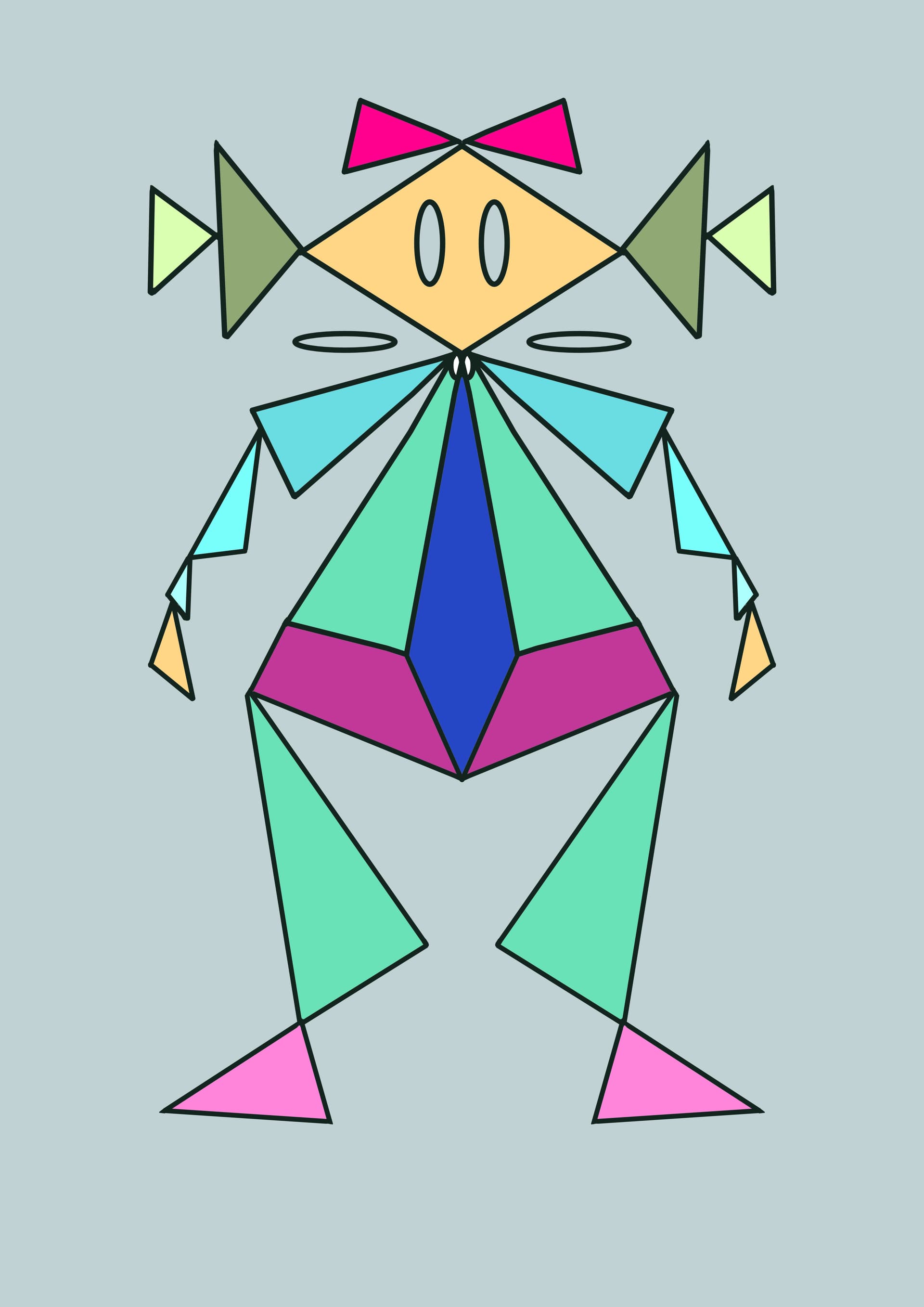 Triangles fantasy - Finished Artworks - Krita Artists