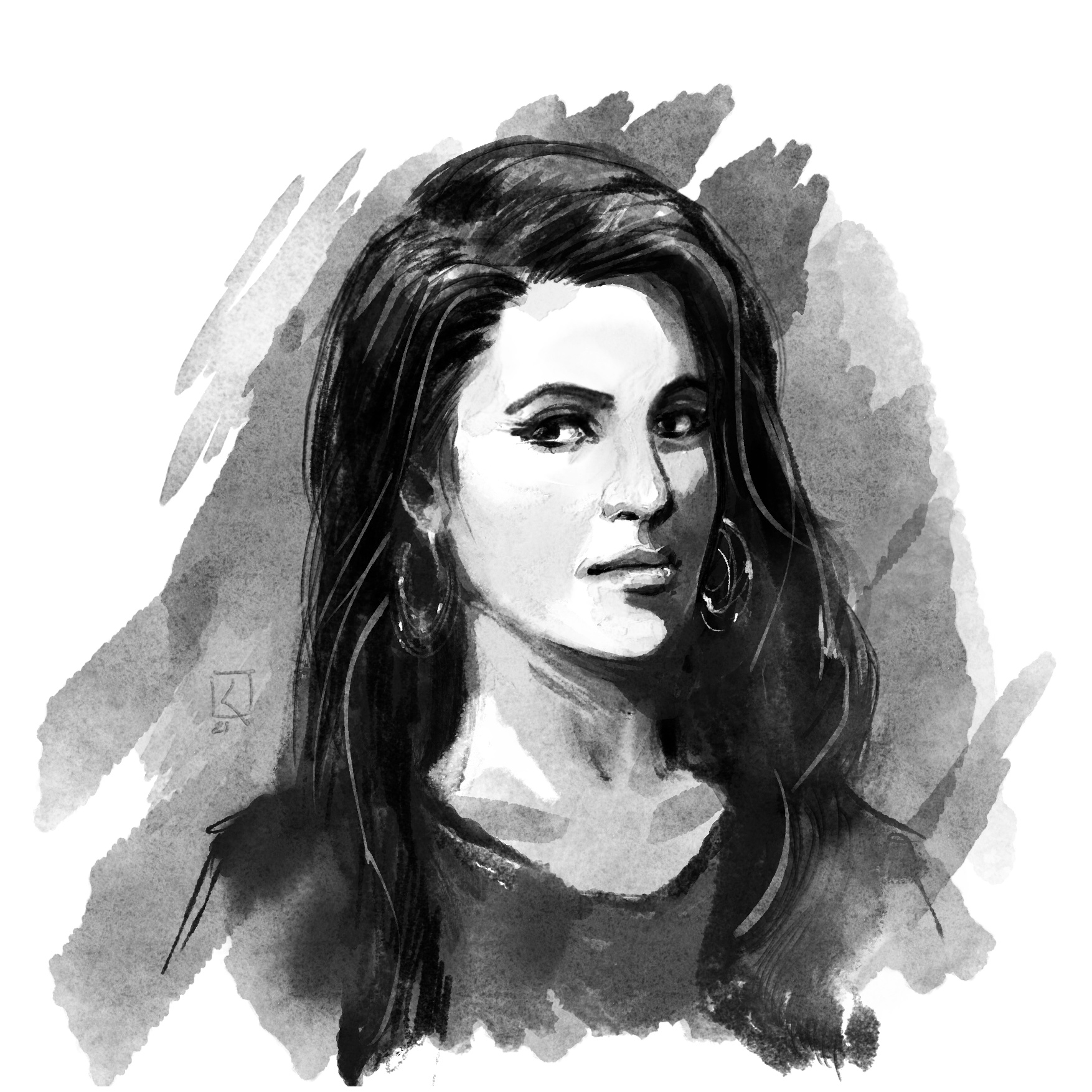 Warm up sketch for practicing digital watercolours - Finished Artworks ...