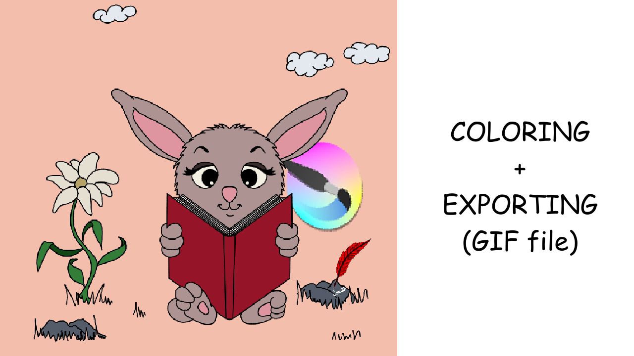 Krita 5.0 - How to color and export your animation - Step by Step ...