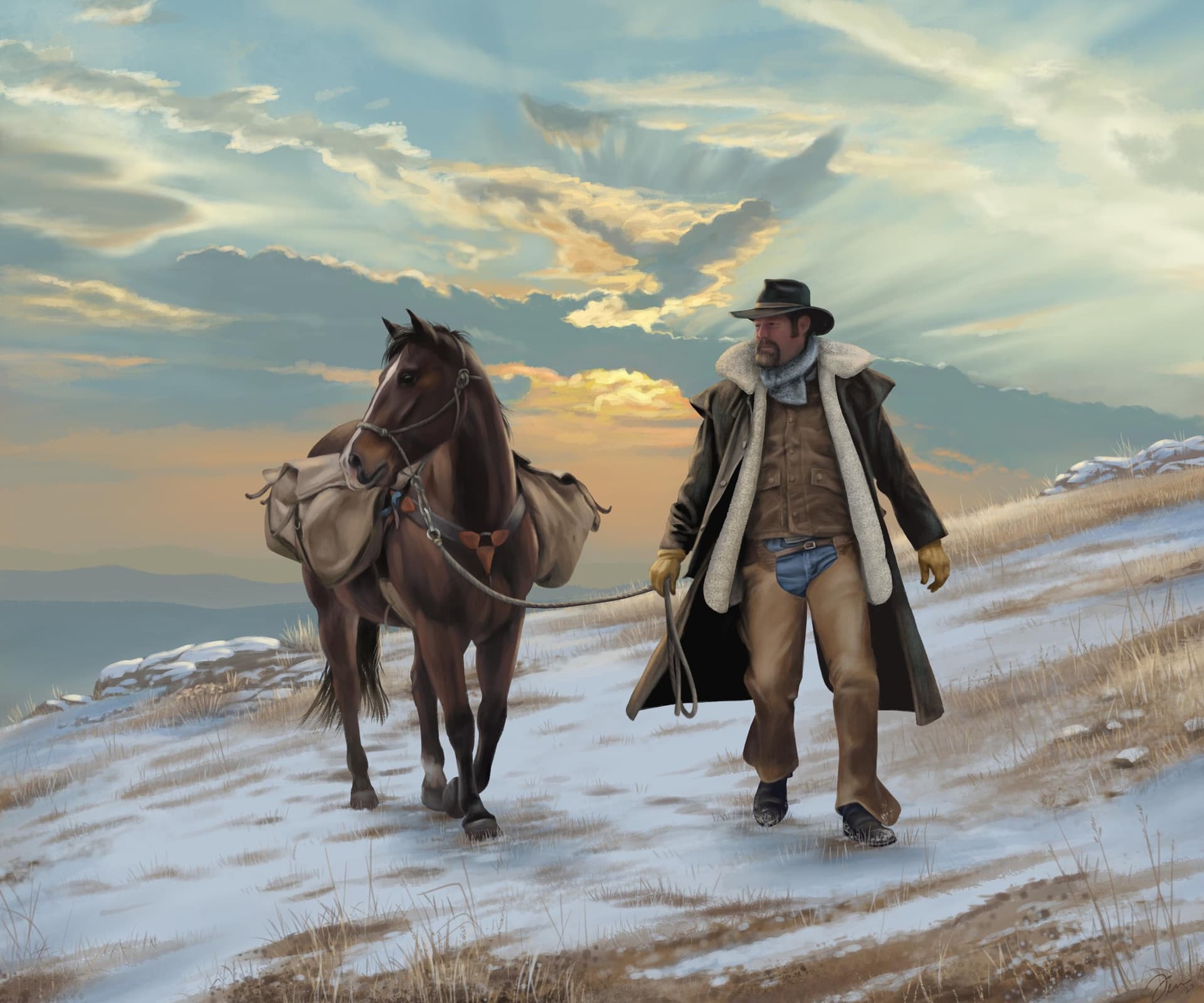 High Country Cowboy - Work In Progress - Krita Artists