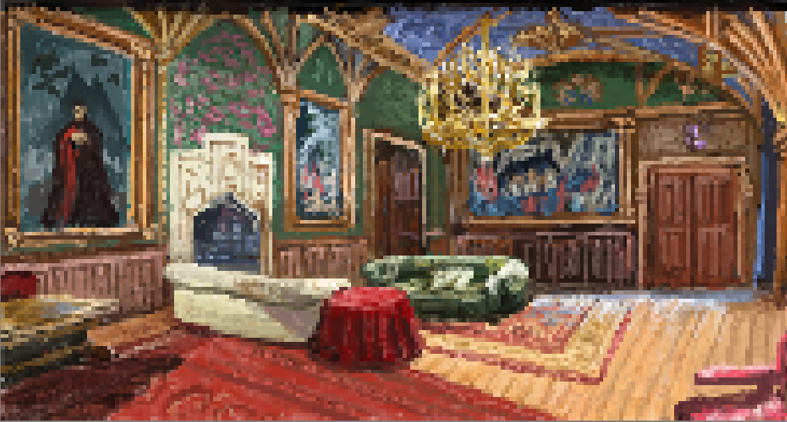 Castle room 2 - pixel art - Finished Artworks - Krita Artists