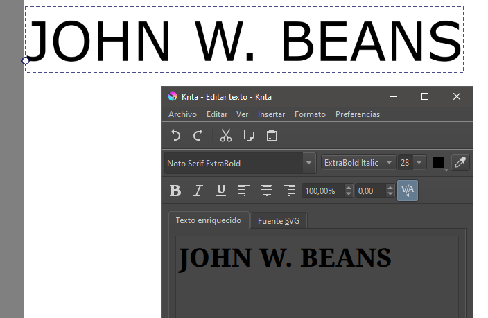 The font in the document is different from the one in the preview ...
