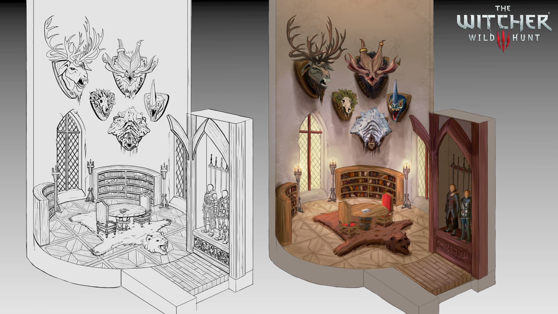 Witcher Trophy Room - Finished Artworks - Krita Artists