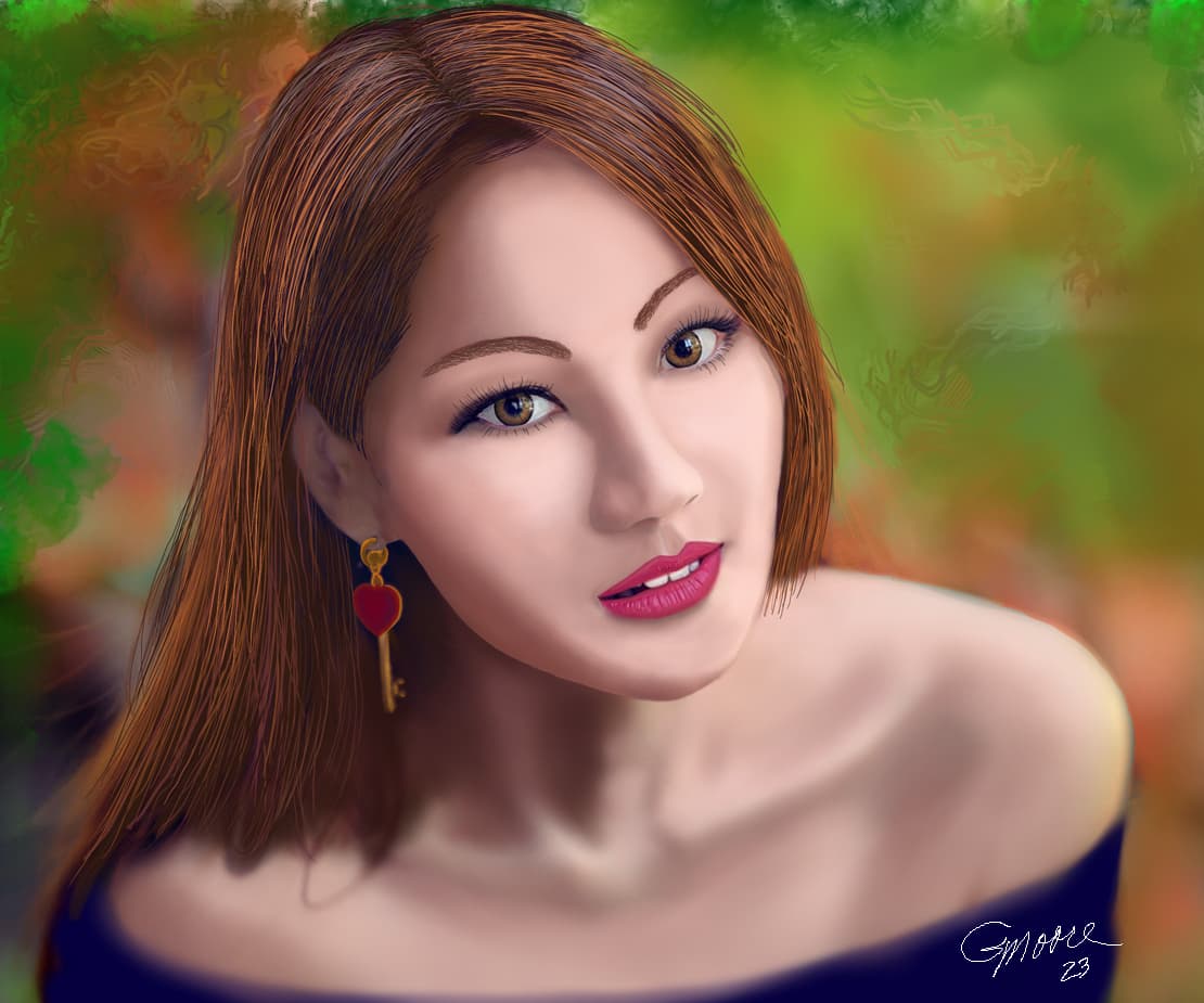 Feedback appreciated - Recent completed portrait done in Krita ...