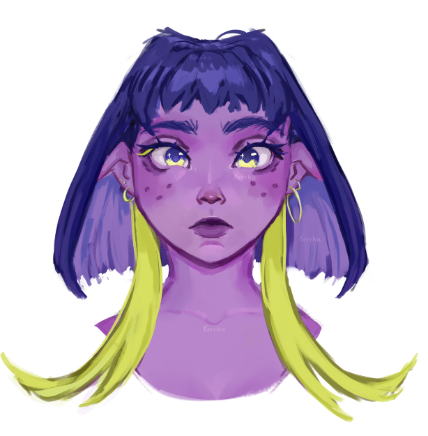 First Oc - Finished Artworks - Krita Artists
