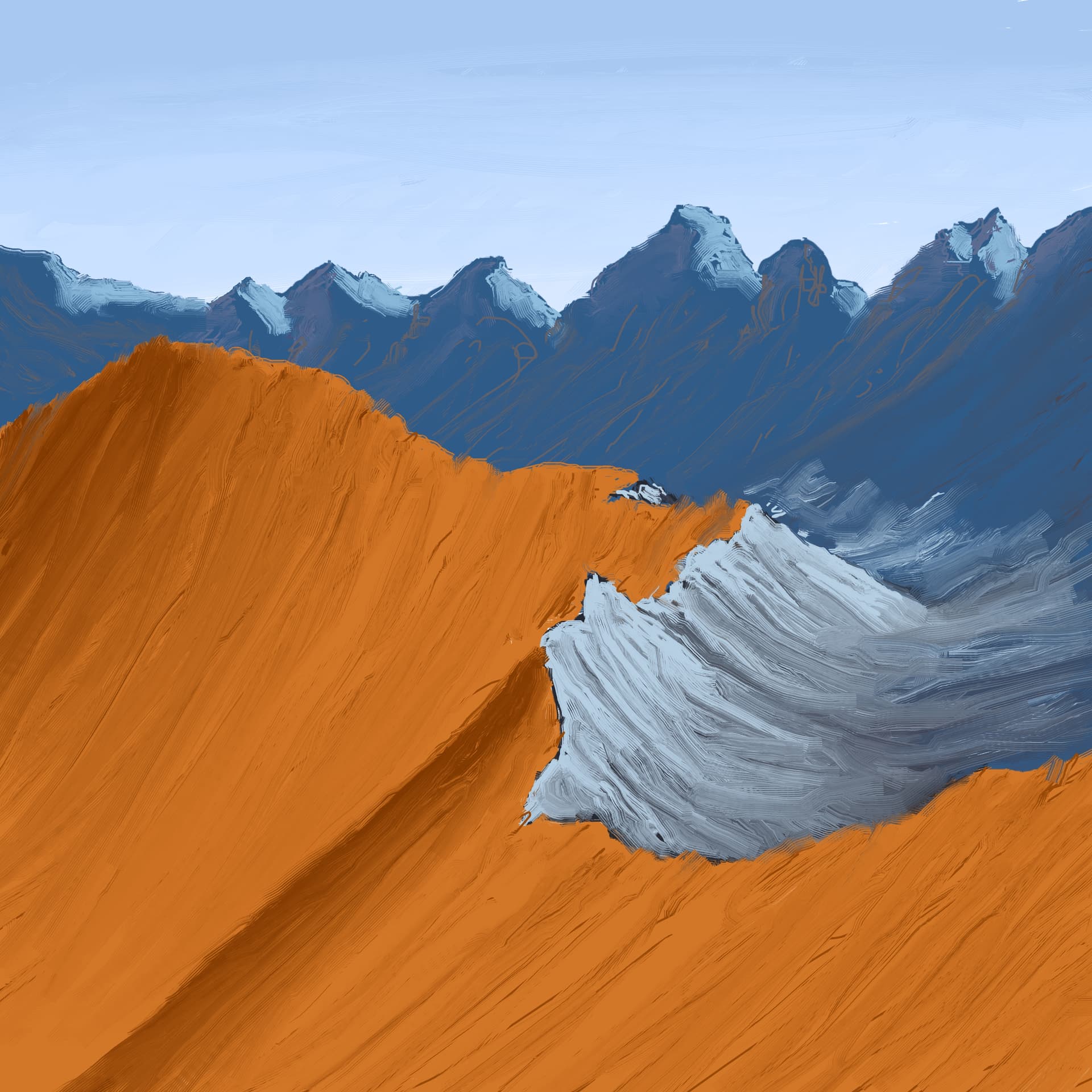 Frozen Ridge - Finished Artworks - Krita Artists