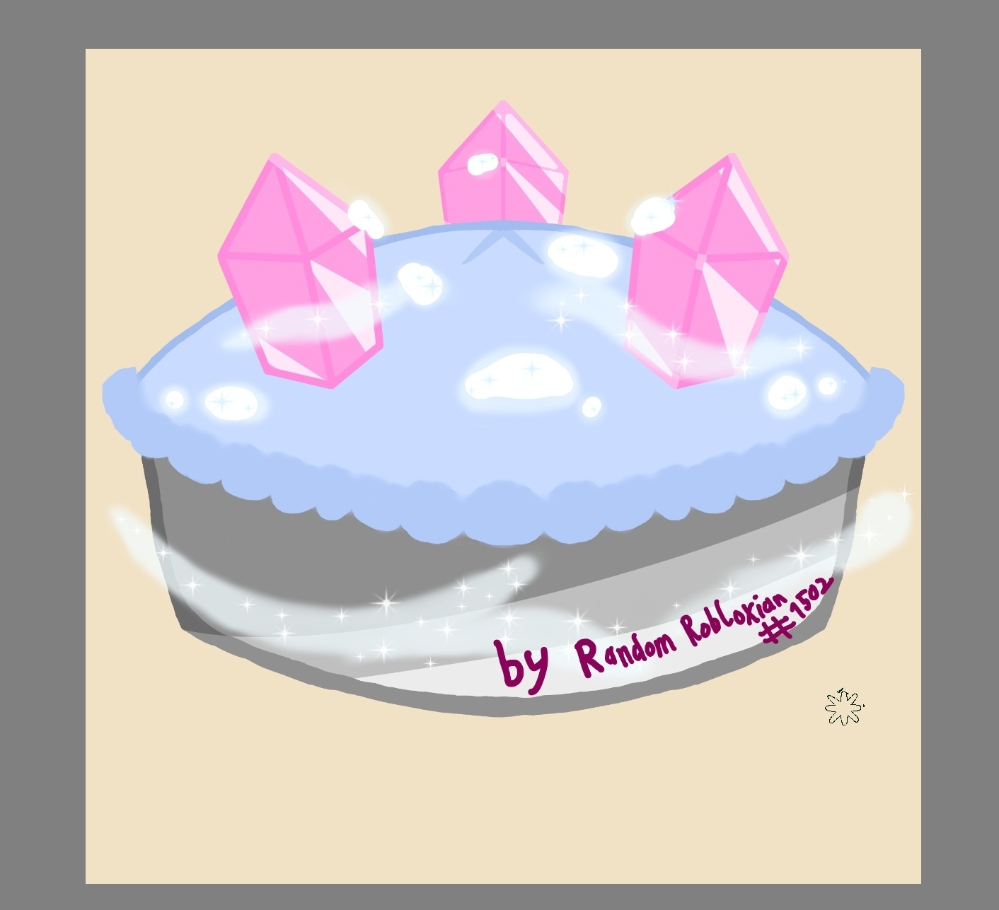 Snowy Crystal pie - Finished Artworks - Krita Artists