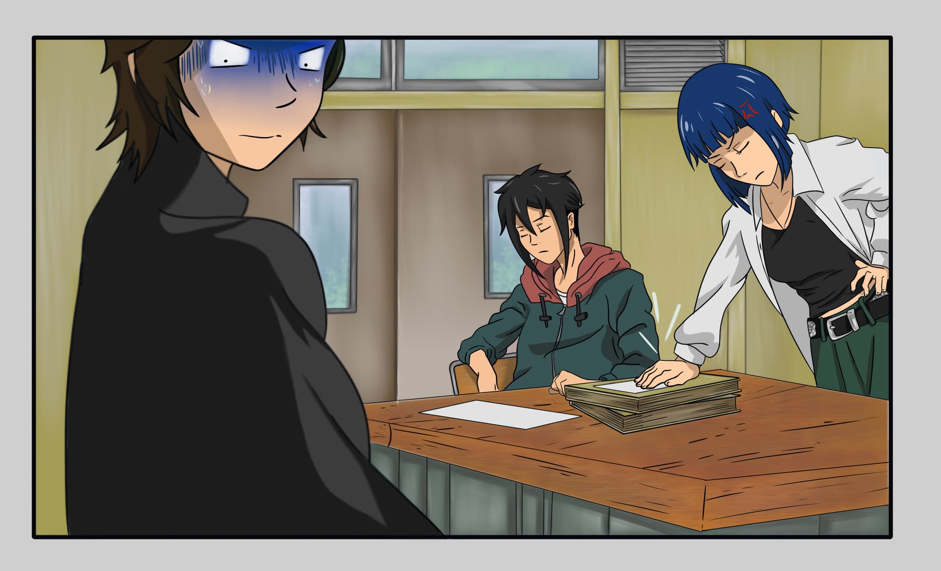 My first artwork on Krita, as well as the first digital piece ...