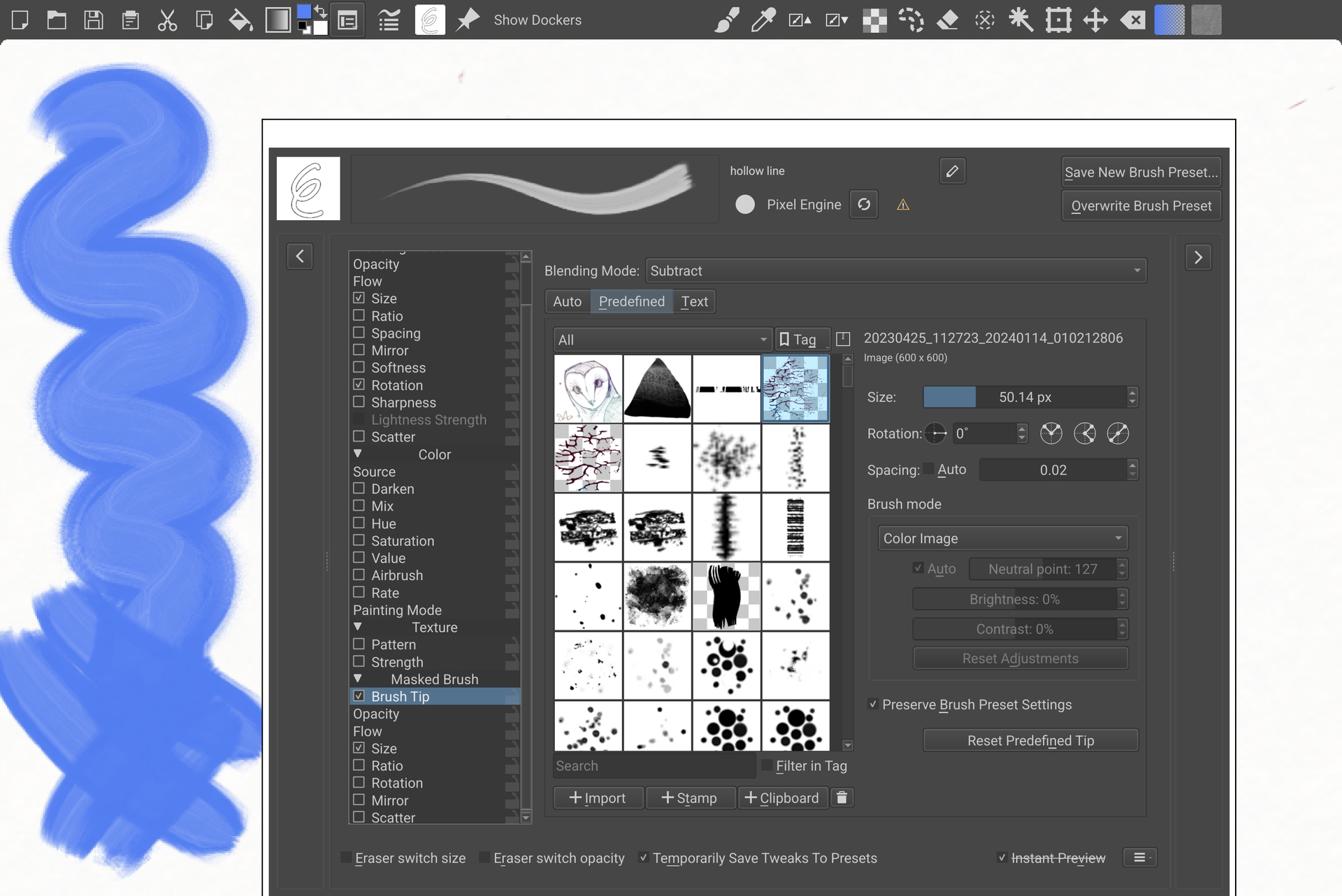 Brush with dark edges and transparent center - Bundles and resources ...