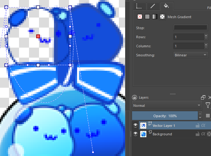 How To Fill A Vector Shape With Transparency That Will Cover Everything Under It Become 