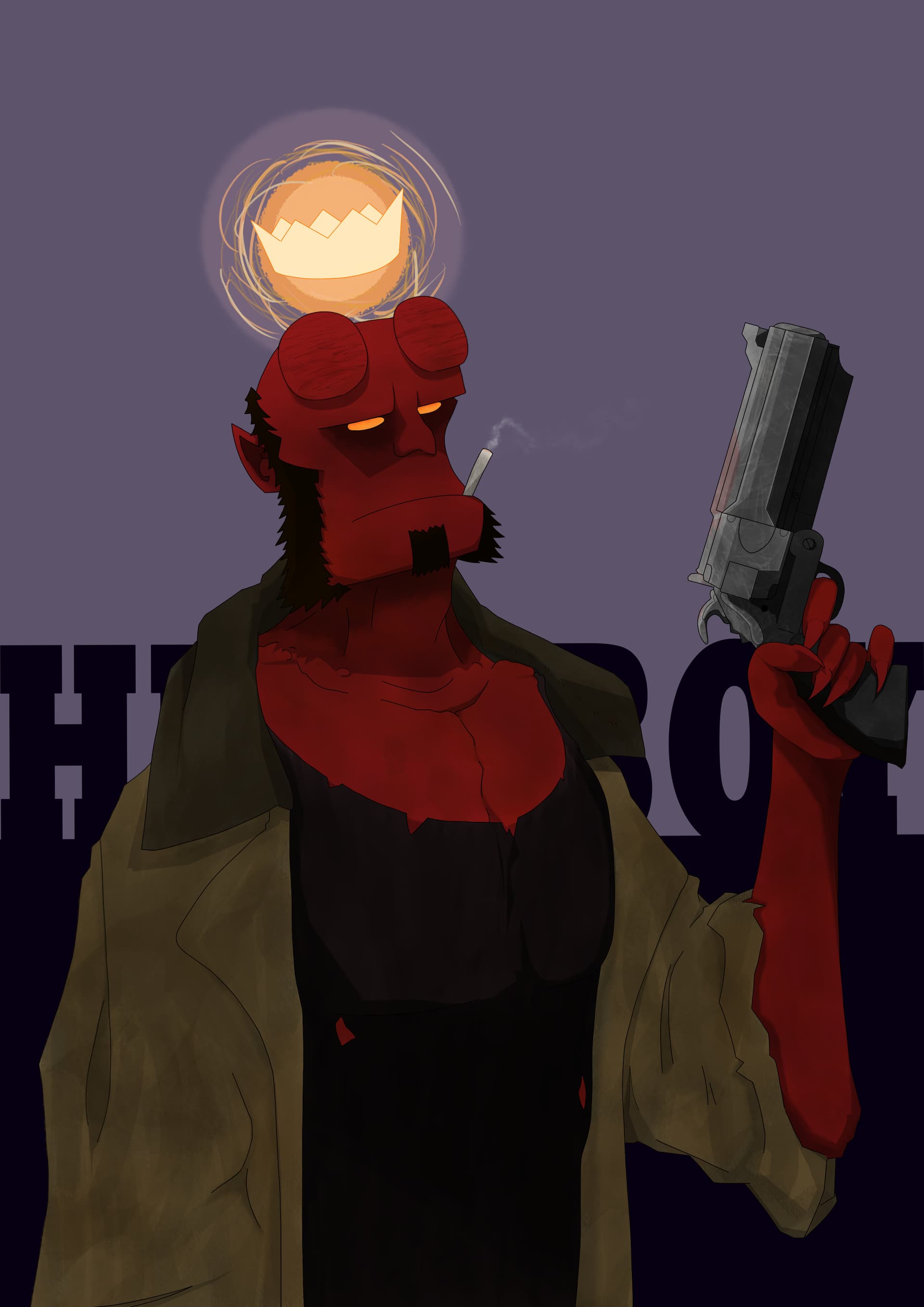 Some old hellboy fanart - Finished Artworks - Krita Artists