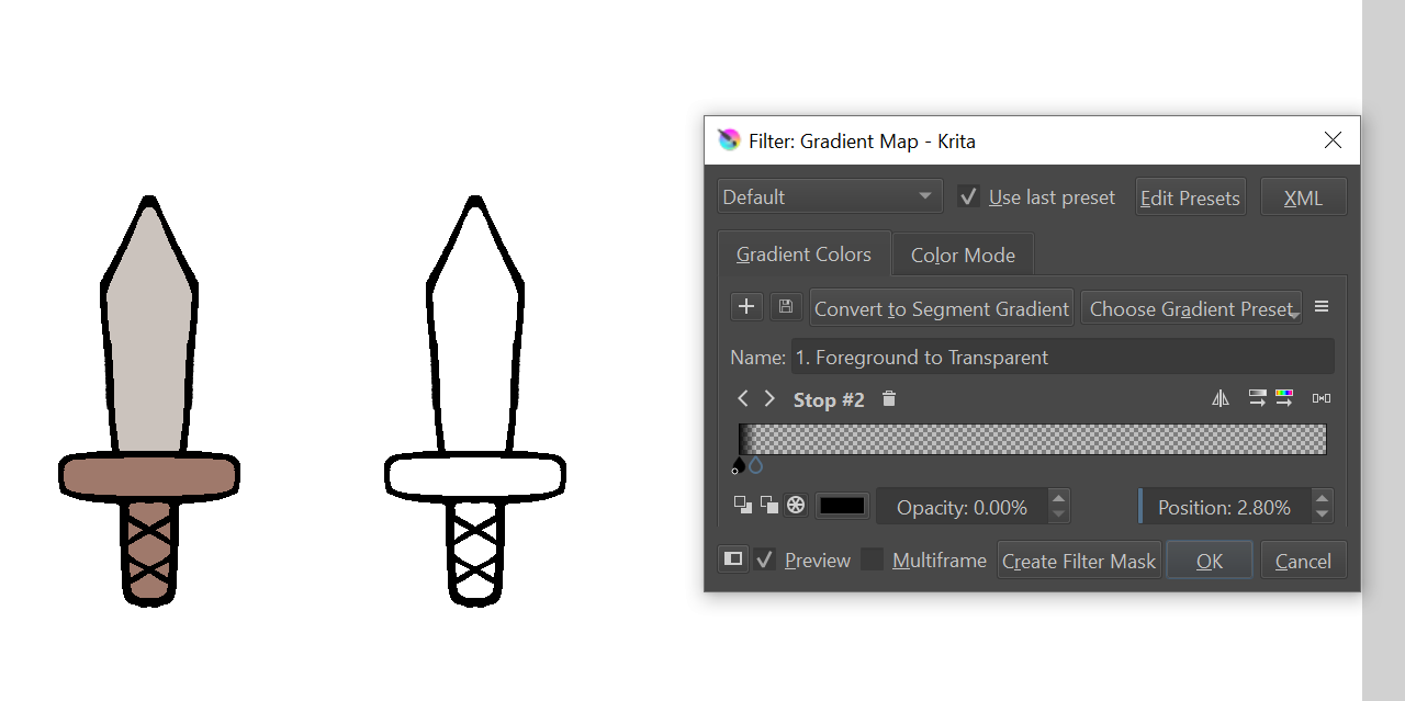 All colors to alpha except selected one - General Questions - Krita Artists