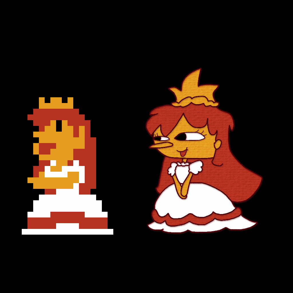 NES Peach Redesign - Finished Artworks - Krita Artists