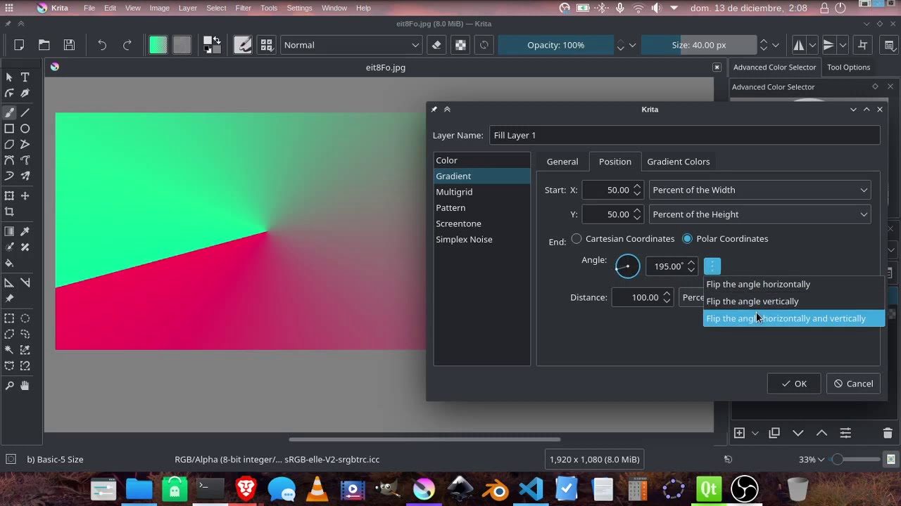 Gradient for Fill Layers? - Page 2 - General Questions - Krita Artists