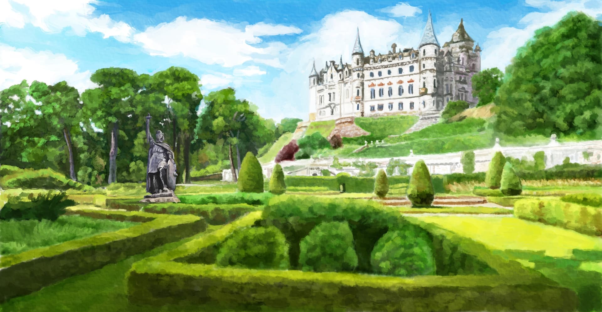Castle road - Finished Artworks - Krita Artists