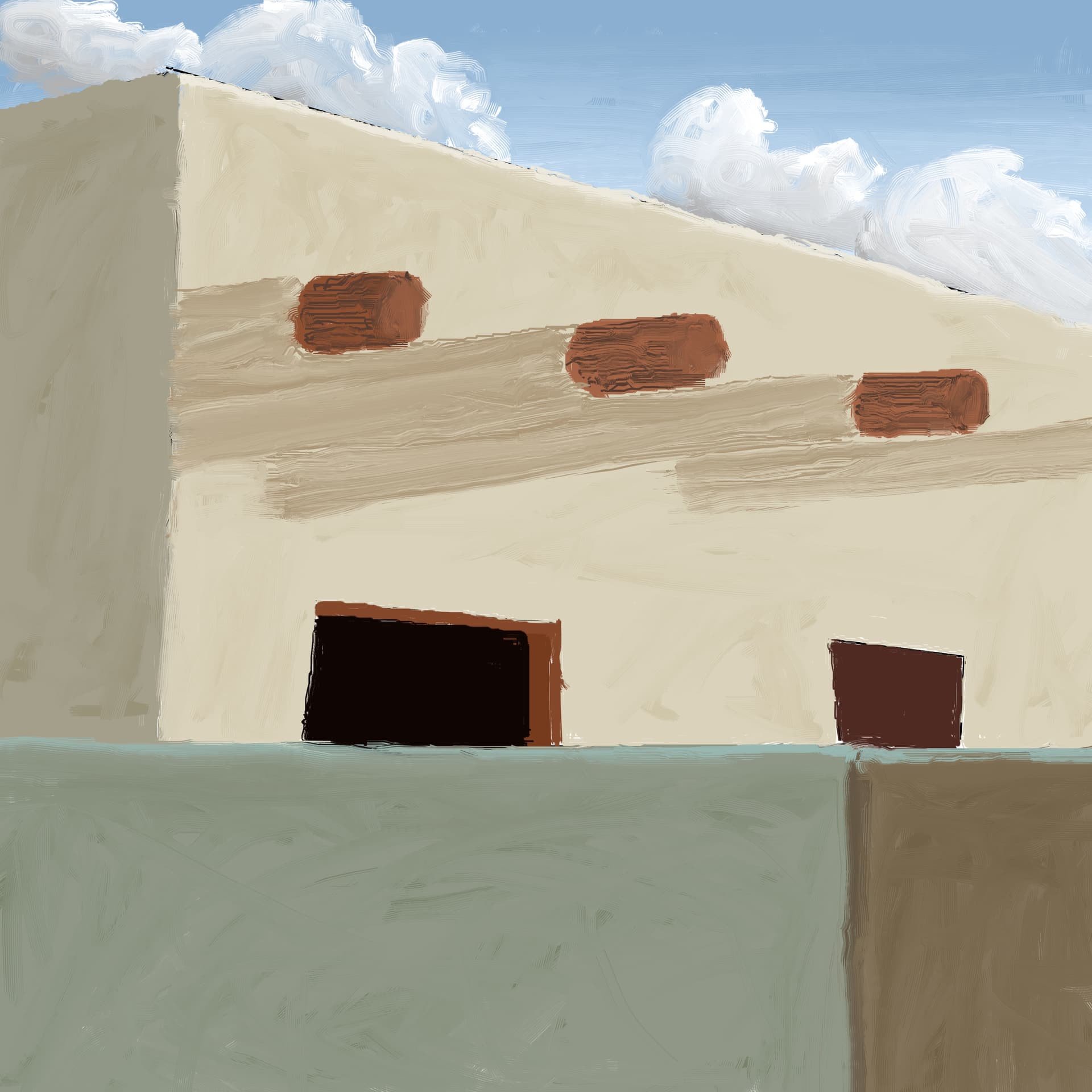 Adobe Walls - Finished Artworks - Krita Artists