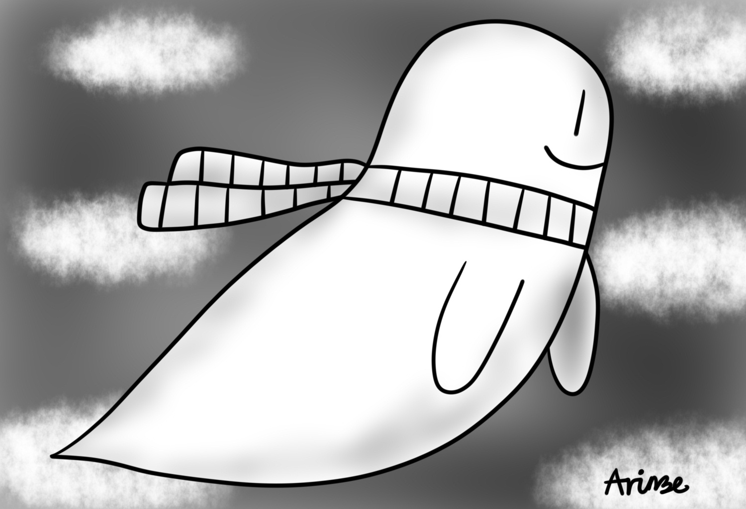 Ghost floating at Night - Finished Artworks - Krita Artists