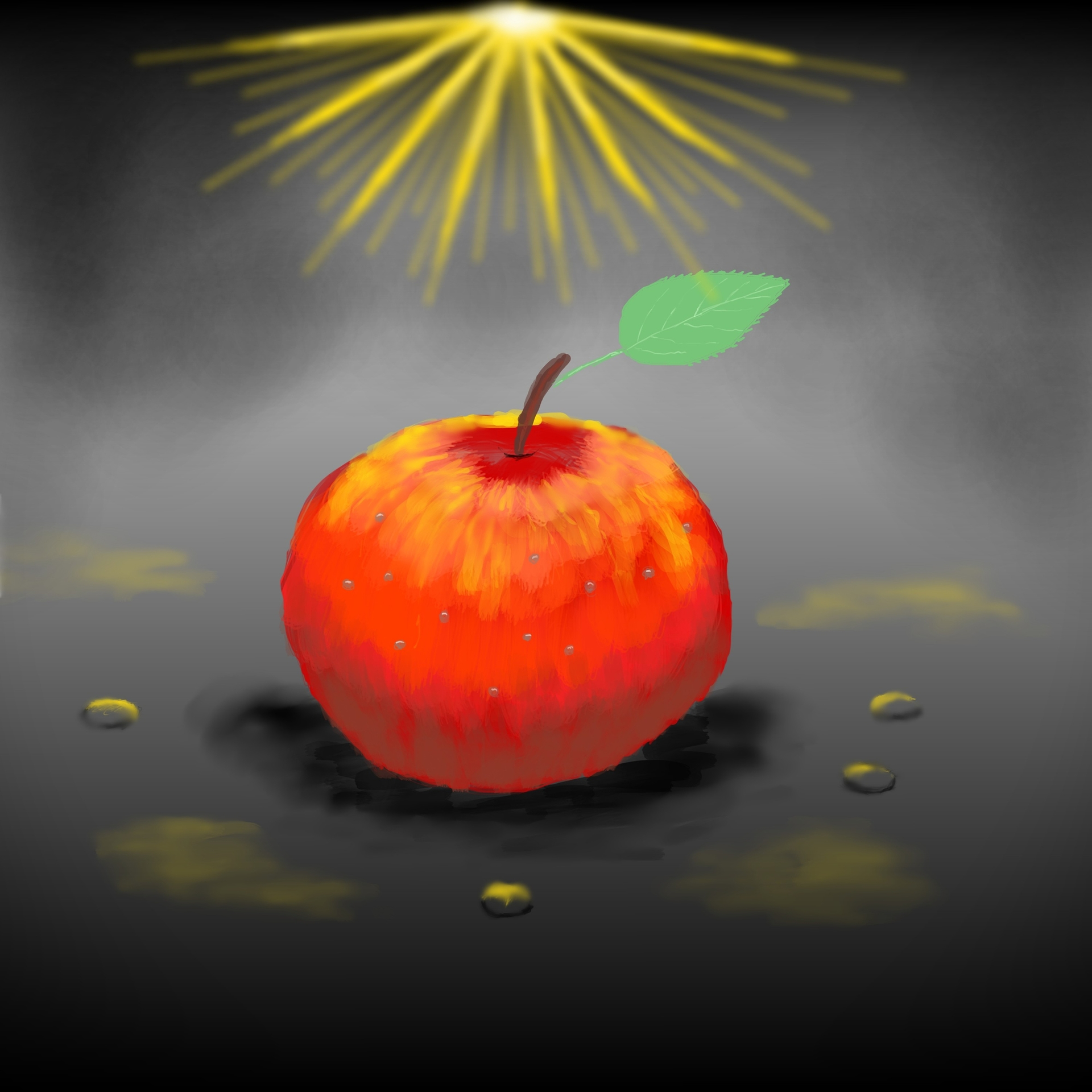 Behold the golden apple - Finished Artworks - Krita Artists