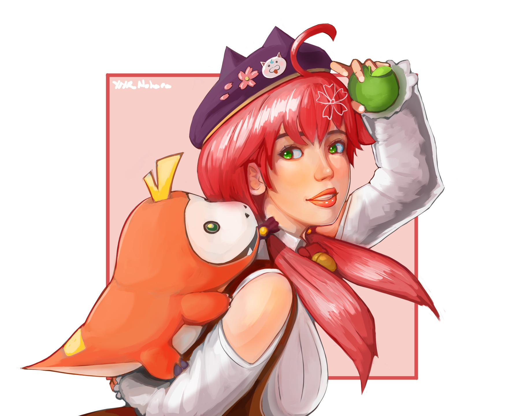 Miko and her Fuecoco - Finished Artworks - Krita Artists