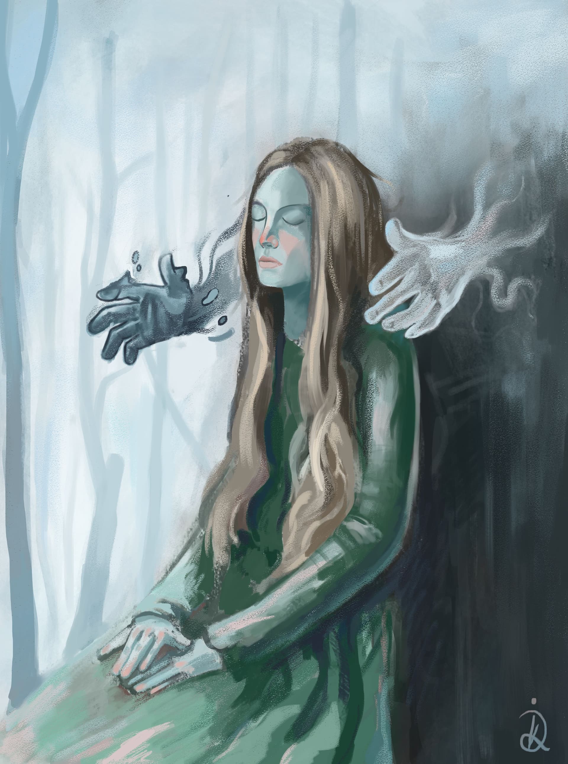 Cold Portrait - Finished Artworks - Krita Artists