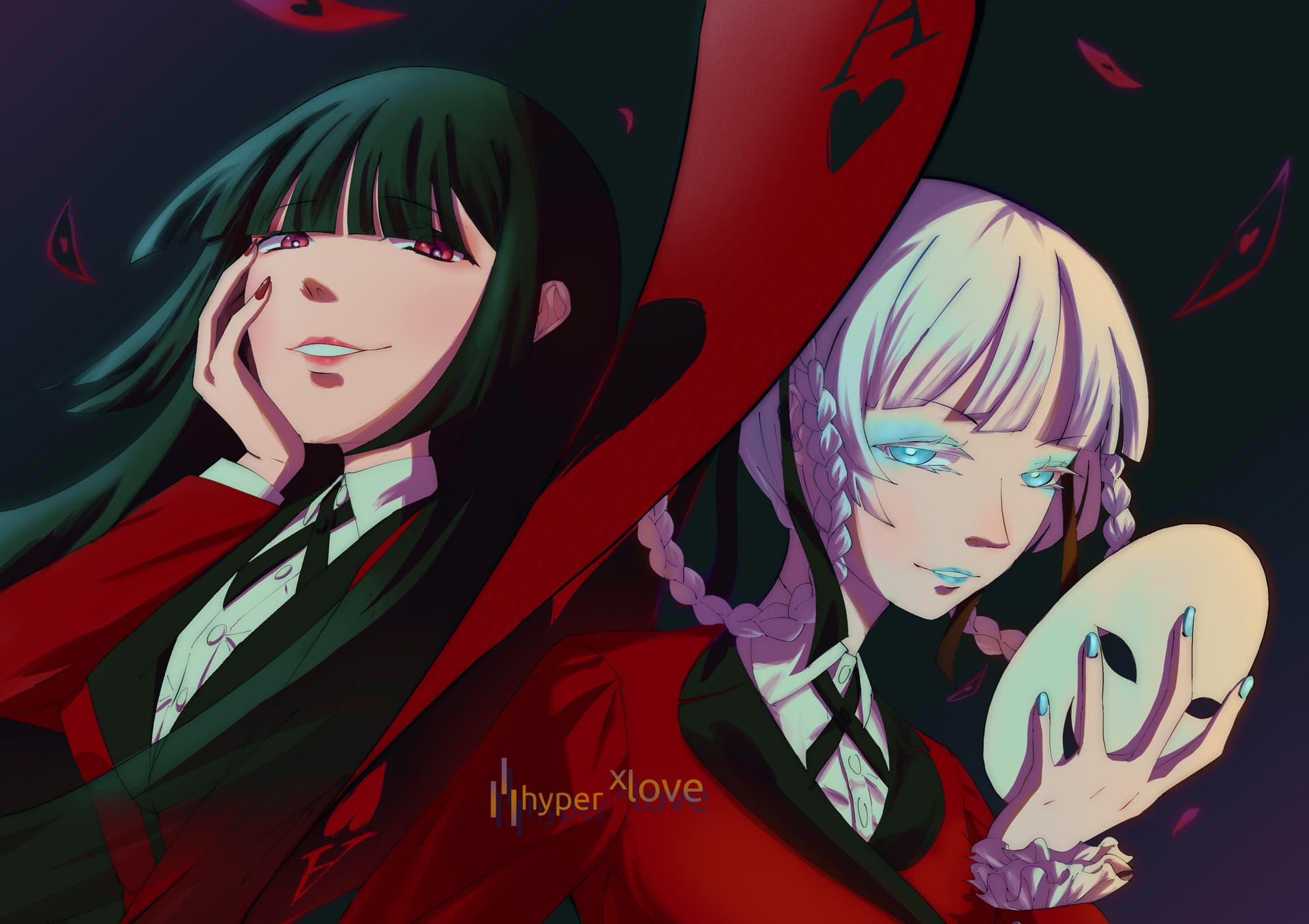 Kakegurui commission - Finished Artworks - Krita Artists