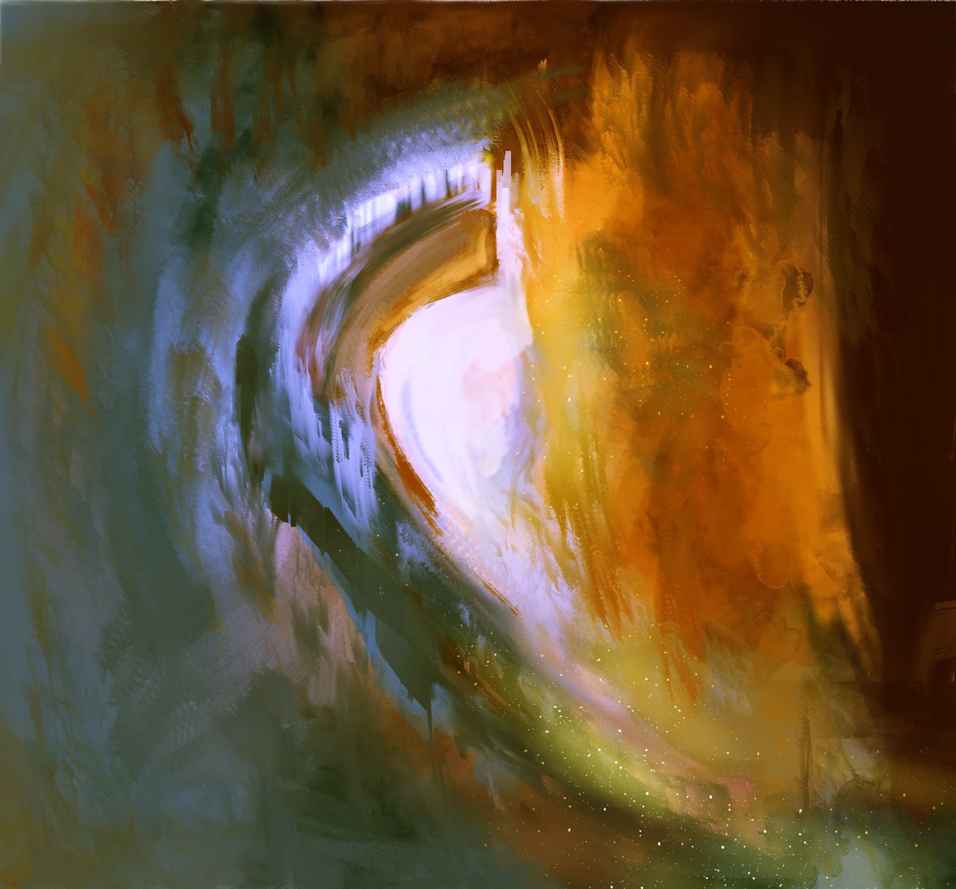 Abstract art color copy study - Finished Artworks - Krita Artists