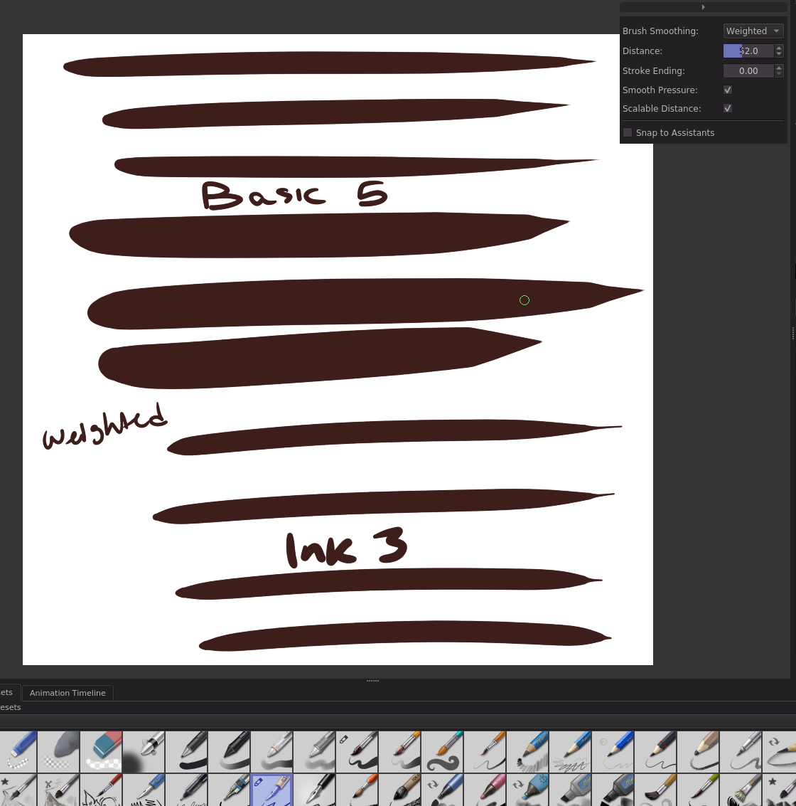 Line taper is jittery - Input Device Support - Krita Artists