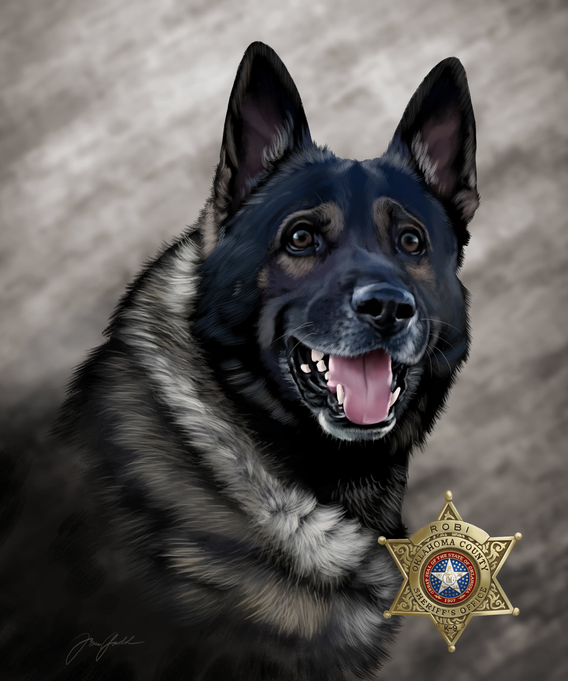 K9 Officer Robi - Finished Artworks - Krita Artists