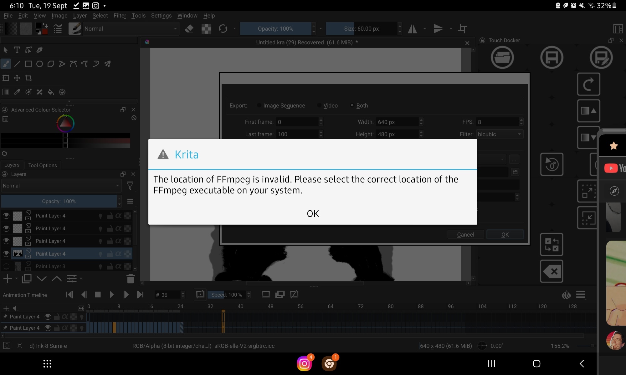 How do i use ffmpeg on a tablet? - Input Device Support - Krita Artists