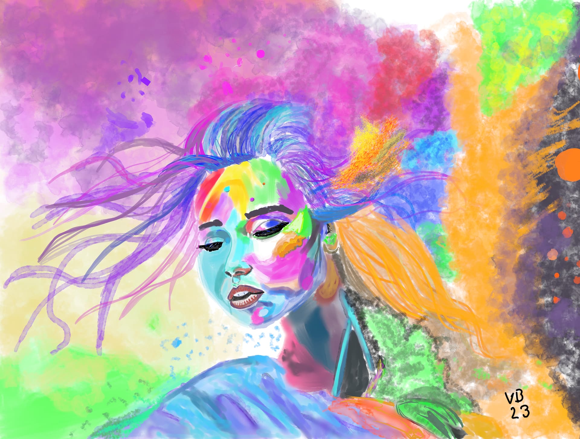 Color Blow - Finished Artworks - Krita Artists