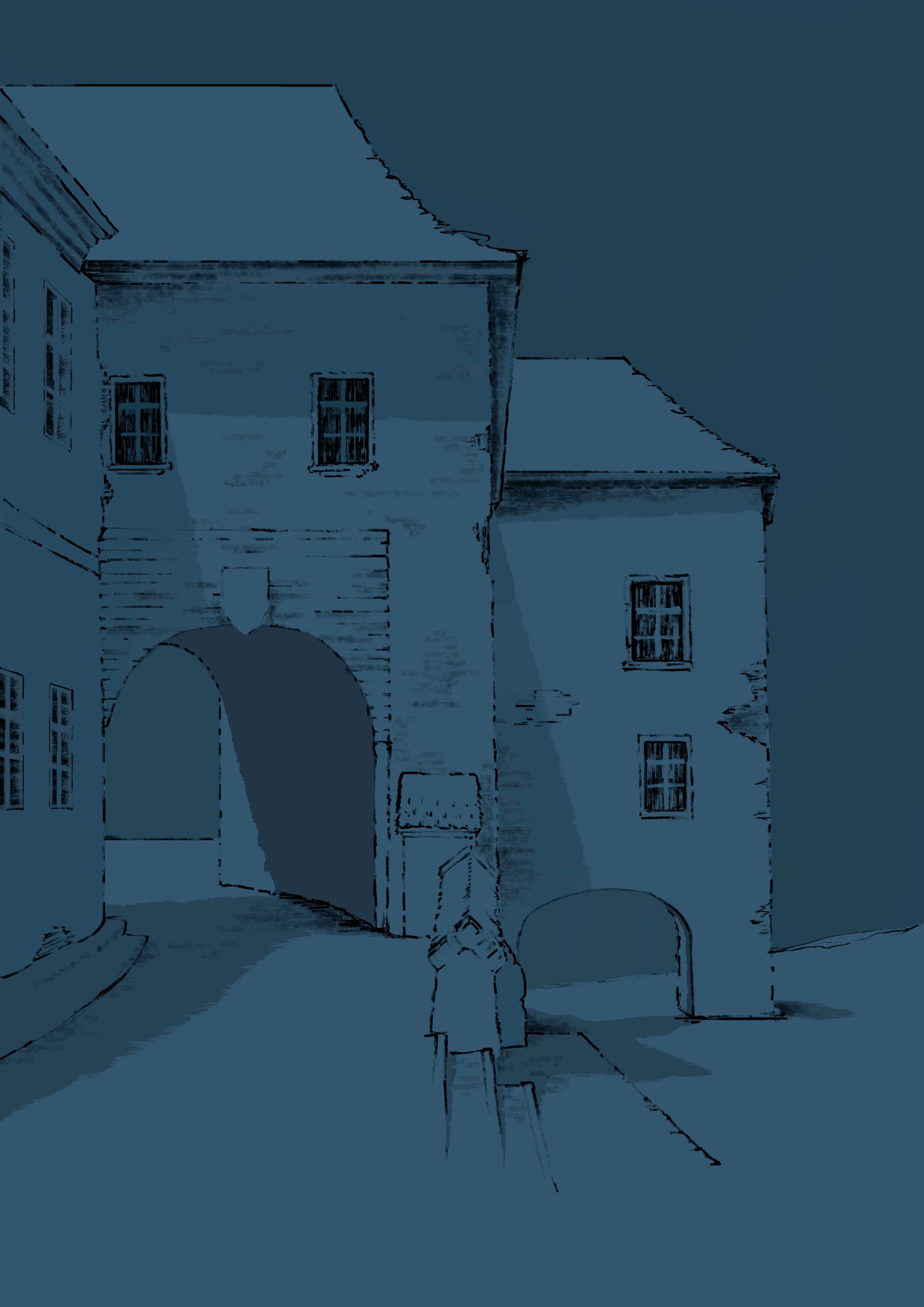 Old town glow - Finished Artworks - Krita Artists