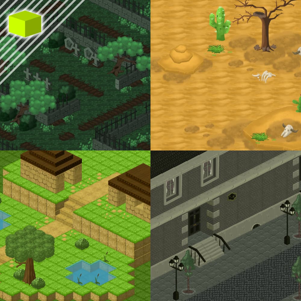Isometric Game Environments - Finished Artworks - Krita Artists