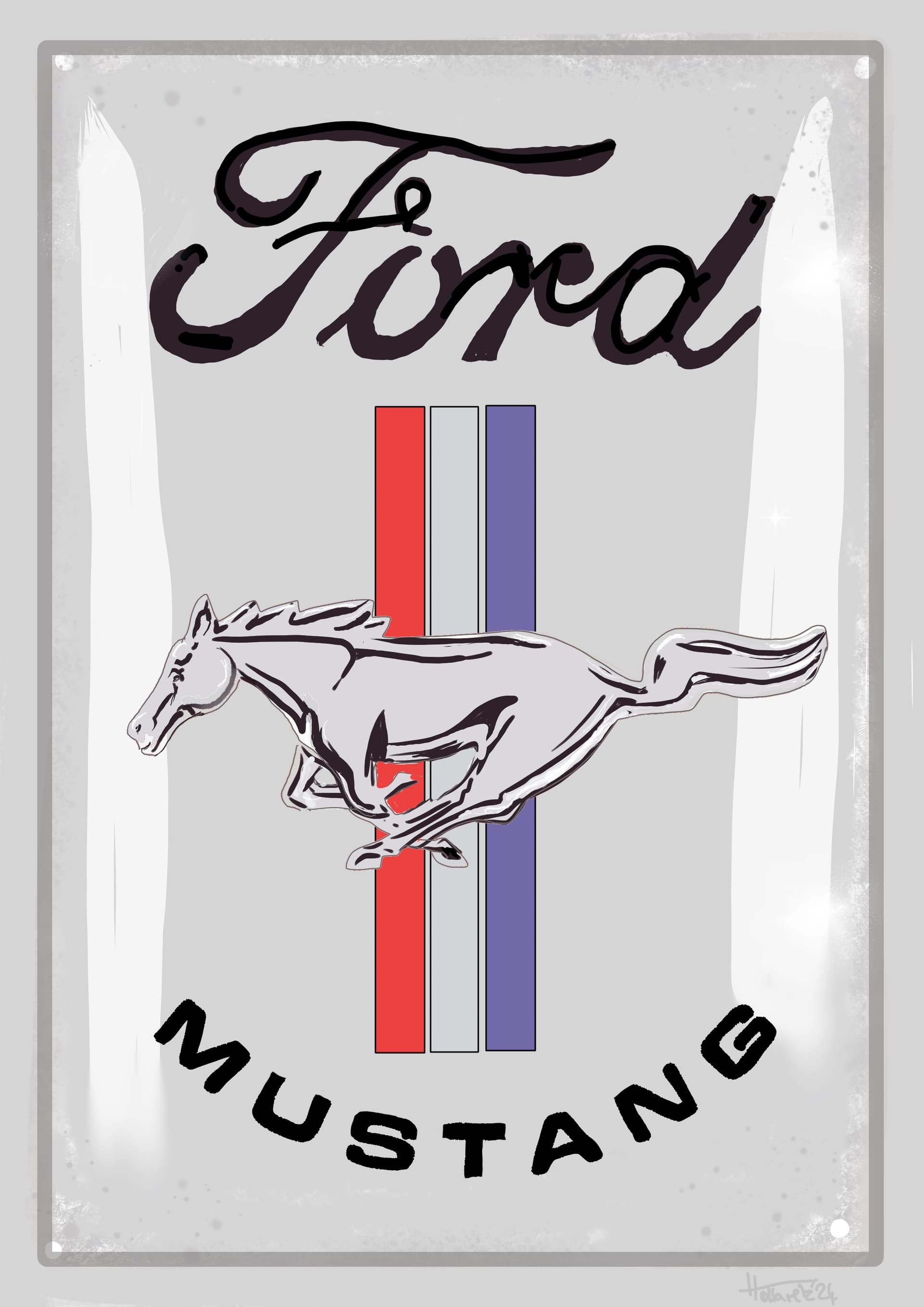 Logo of Ford Mustang - Finished Artworks - Krita Artists