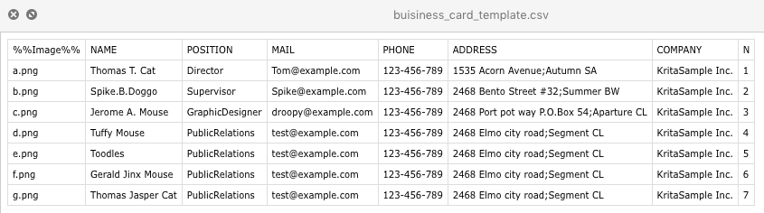 Plugin: Data Merge Generator - Plugins - Krita Artists