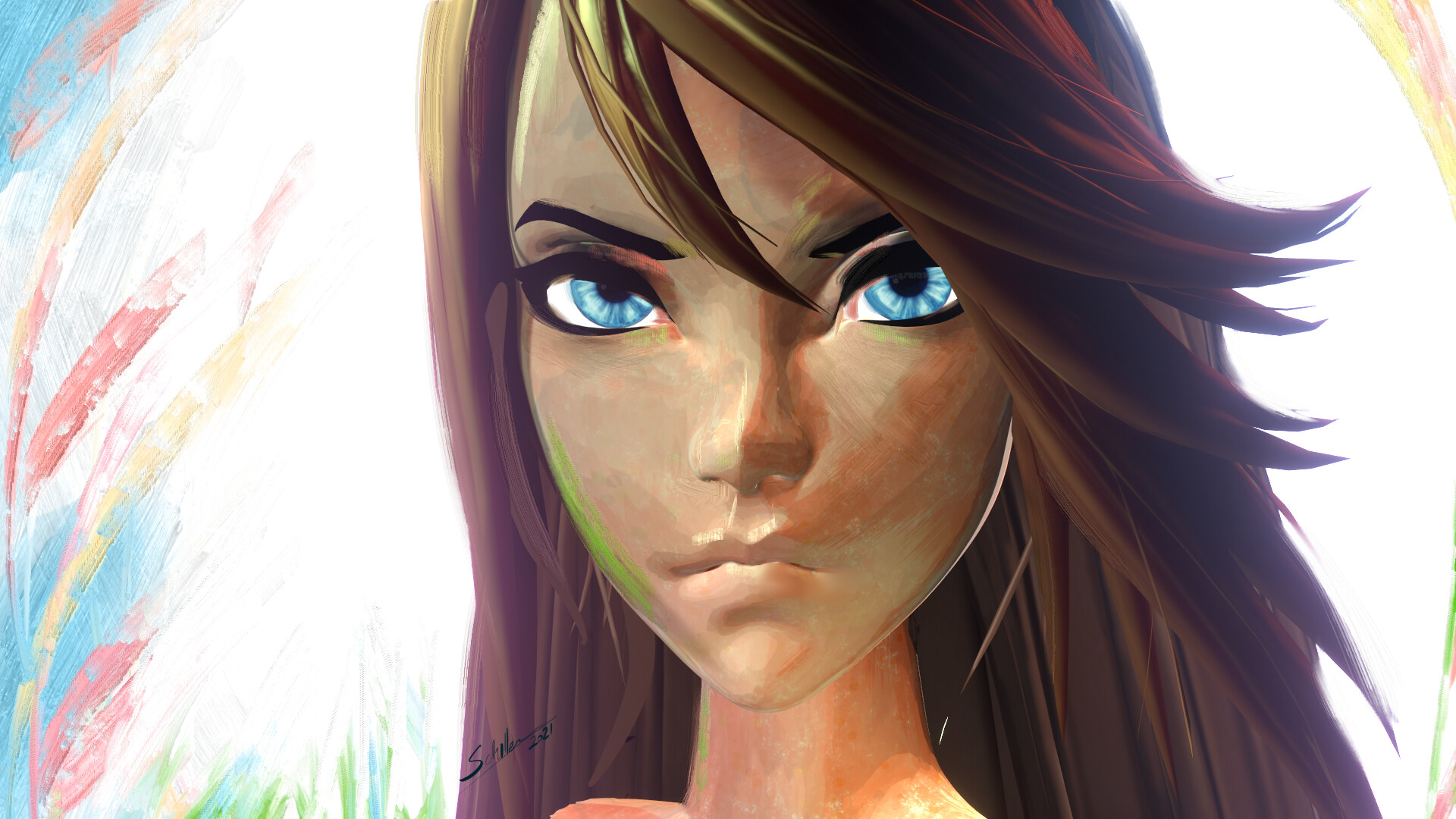 Blender + Krita (Painterly style shader) by Pierre Schiller - Finished ...