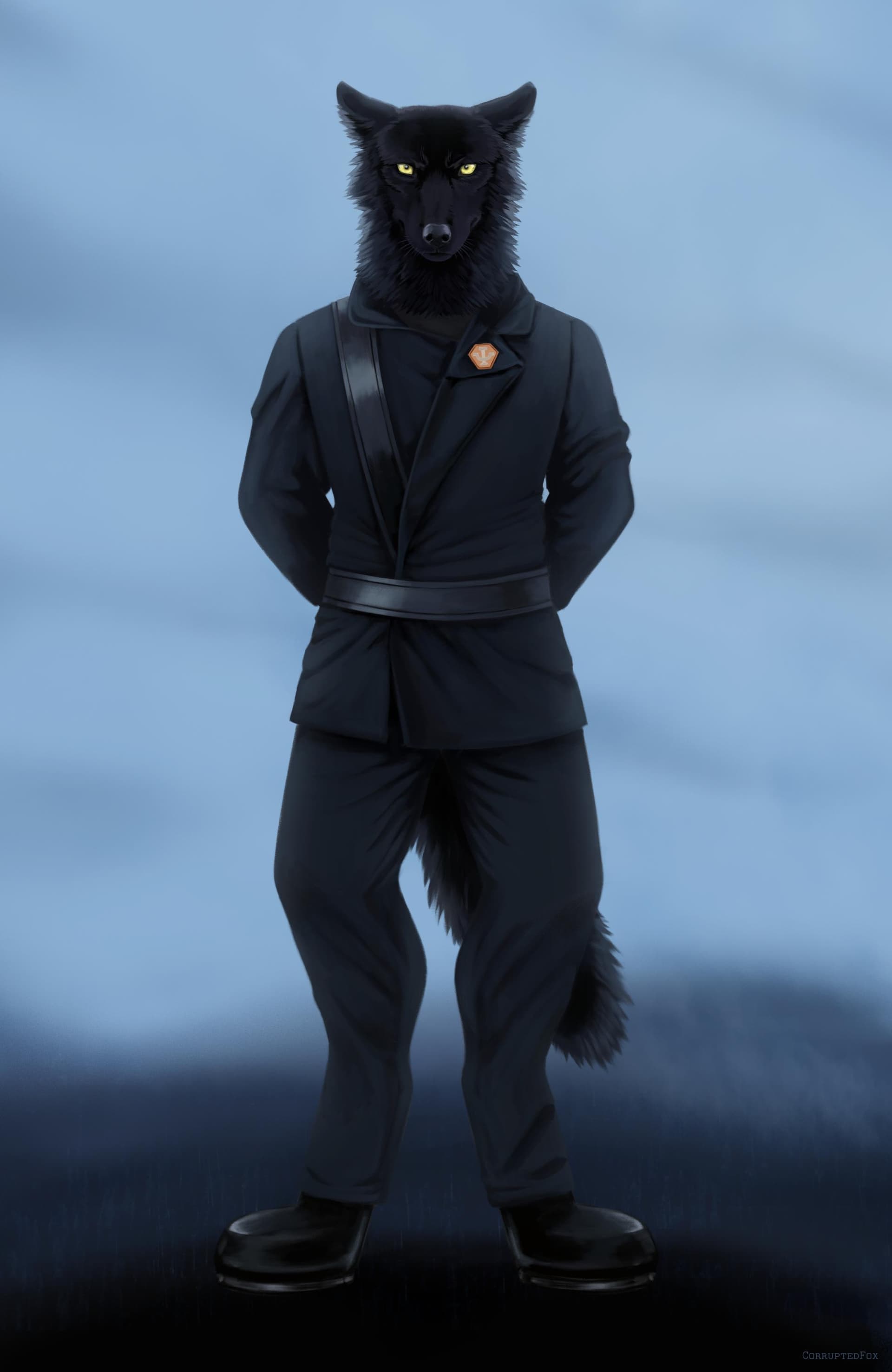 Psi Corps Wolf - Finished Artworks - Krita Artists